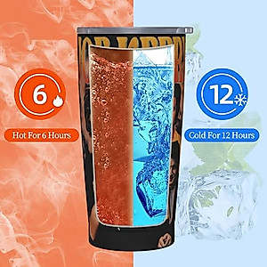 OAEWRE Joe Actors Keery Stainless Steel Mug Insulated Tumbler Coffee Mugs with Lids and Straw Double Wall Vacuum Cup 20oz