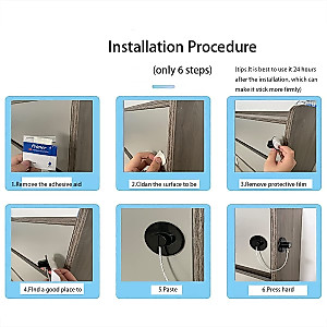 UD Refrigerator Door Locks, Child Safety Lock with Key Suitable Drawer, Washing Machine, Toilet, Window, Cabinet and Other furnitureEach Set Comes with Two Keys, 2pcs(YX3AQS-004-Black-02)