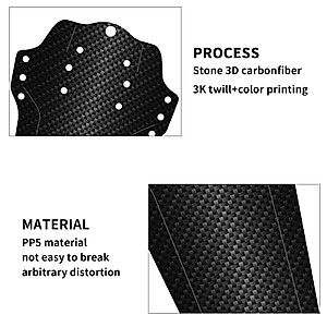 kingsea Mountain Bike Mud Guard,Adjustable Carbon Fiber MTB Fenders -Universal Front or Rear MTB Fender Compatible with 20"/24"/26"/27.5"/29" Mountain Bike Mudguards - Soft Shell