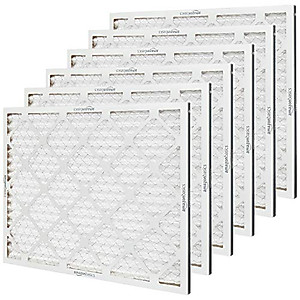 Amazon Basics Merv 8 AC Furnace Air Filter - 20'' x 25'' x 1'', 6-Pack