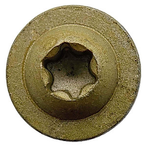 Jake Sales #14 x 1-1/2" Construction Lag Screw Exterior Coated Torx/Star Drive Heavy Duty Structural Lag Screw Far Superior to Common Lag Screws (100 Screw Count) Modified Truss Washer Head