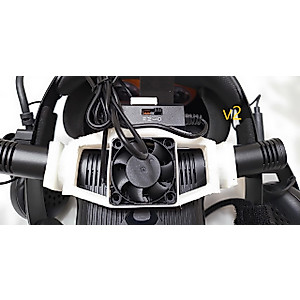 Adjustable Speed Cooling Fan V2 for HTC Vive Wireless Adapter (Black)