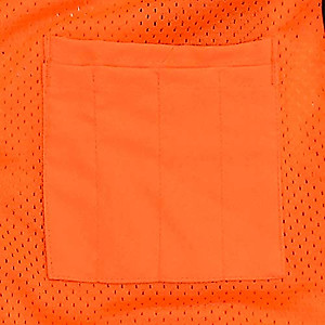 Radians SV65-2ZOM-M Industrial Safety Vest, Orange, Medium, Large