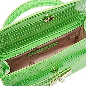 Steve Madden Steve Mdden DIGNIFY Croco Top Handle Bag, Lime