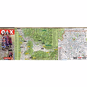 StreetSmart® Oaxaca Map by VanDam -- Laminated State, Region and City Map to Oaxaca, Mexico with all attractions, sights, museums, mezcalerias, hotels, ... 2024 Edition (English and Spanish Edition)