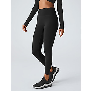 3 Pack High Waisted Leggings for Women No See Through Yoga Pants Tummy Control Leggings for Workout Running Buttery Soft (Black/Black/Black, S/M)