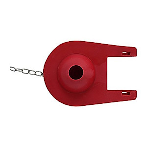 Korky 2003BP EasyFix Toilet Flush Valve and Flapper Repair Kit - Repairs Flush Valves and Flappers - Easy to Install - Made in USA, red