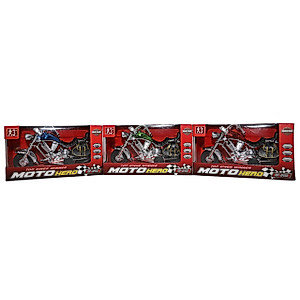 Pull-Back Motorcycle Toys for Boys & Girls | Fast and Fun Motorbike Toy Party Favors (6 Pack)