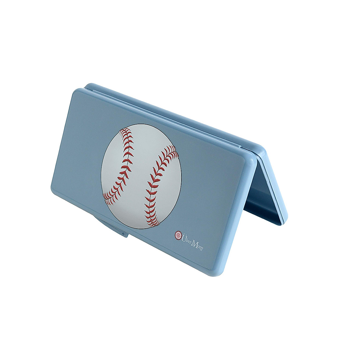 Uber Mom Baseball Wipe Box, Blue