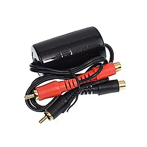 Conext Link AD104 RCA Stereo 2 Channel Ground Loop Isolator Signal Noise Filter Suppressor （13600）