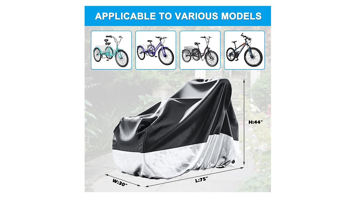 MOPHOTO Waterproof Tricycle Cover - Outdoor Bike Protection