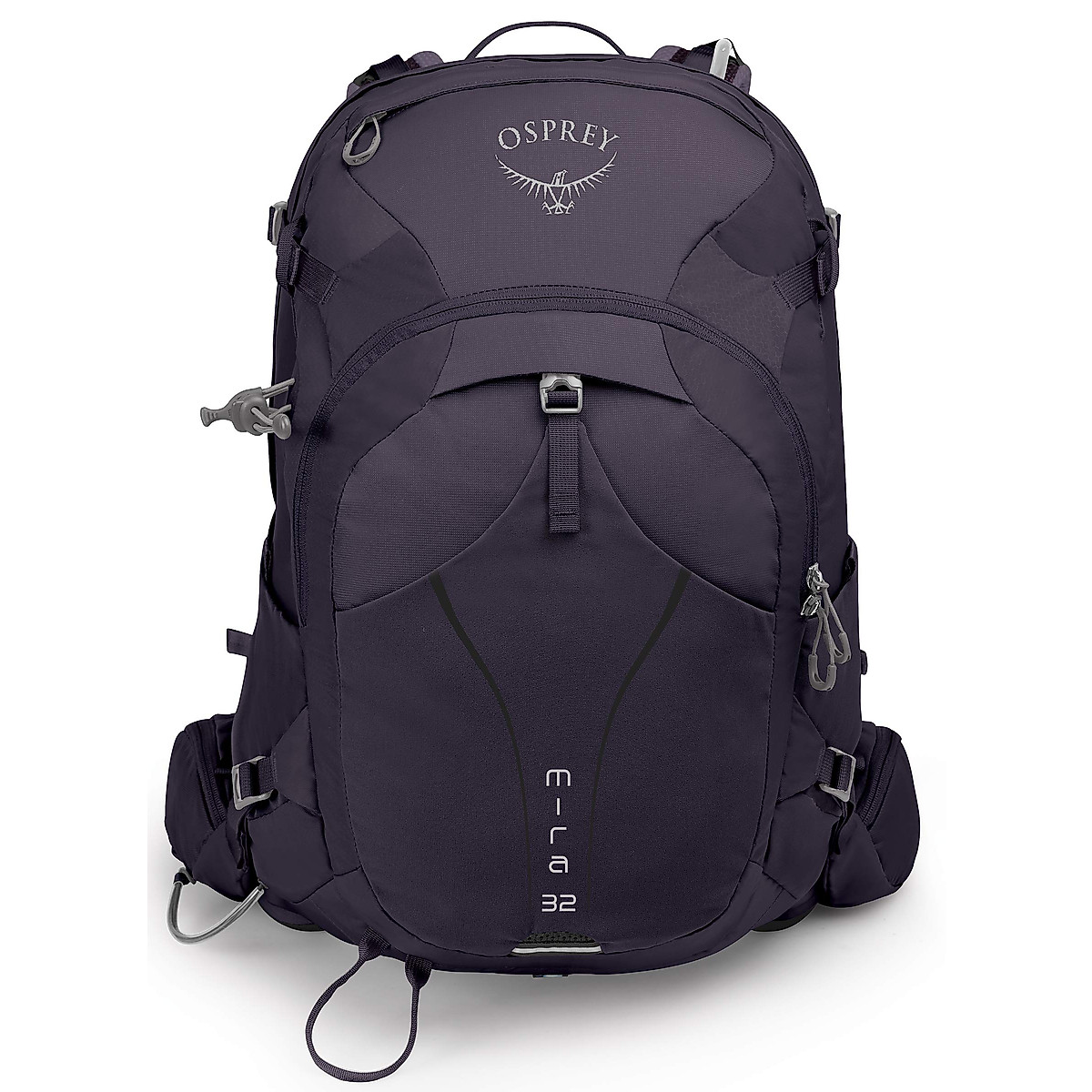 Osprey Mira 32L Women's Hiking Backpack with Hydraulics Reservoir, Celestial Charcoal, One Size
