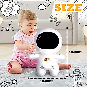 Stuffed Astronaut Toy Plush for Kids - Soft, Cuddly Spaceman Body Pillow for Outer Space Themed Room Decor & Bedtime Gifts