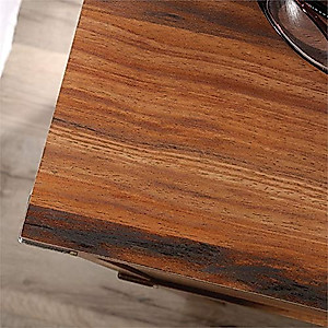 Sauder Vista Key 1-Drawer Wood Night Stand in Blaze Acacia