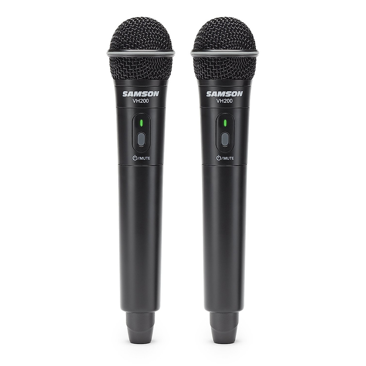 SamsOn-Stage 200 Handheld Dual-Channel Wireless System with Two Q6 Dynamic Microphones, Group D, Black