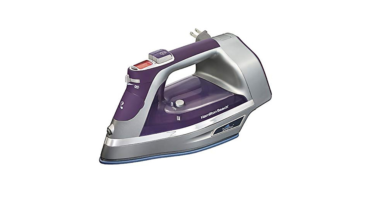 Hamilton Beach Durathon Digital Iron with Retractable Cord | Purple