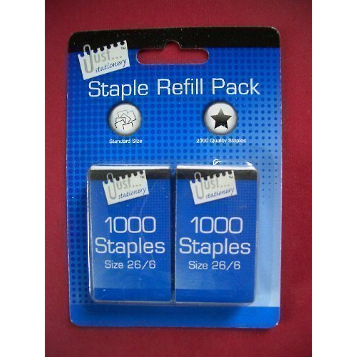 2000 x Staples 26/6 Fits Rexel No 56 Boxed 1000