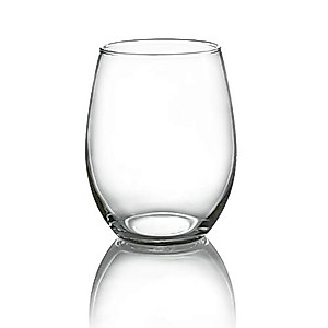 Luminarc Arc International Cachet Stemless Wine Glass, 21 Ounce, Set Of 4, Clear