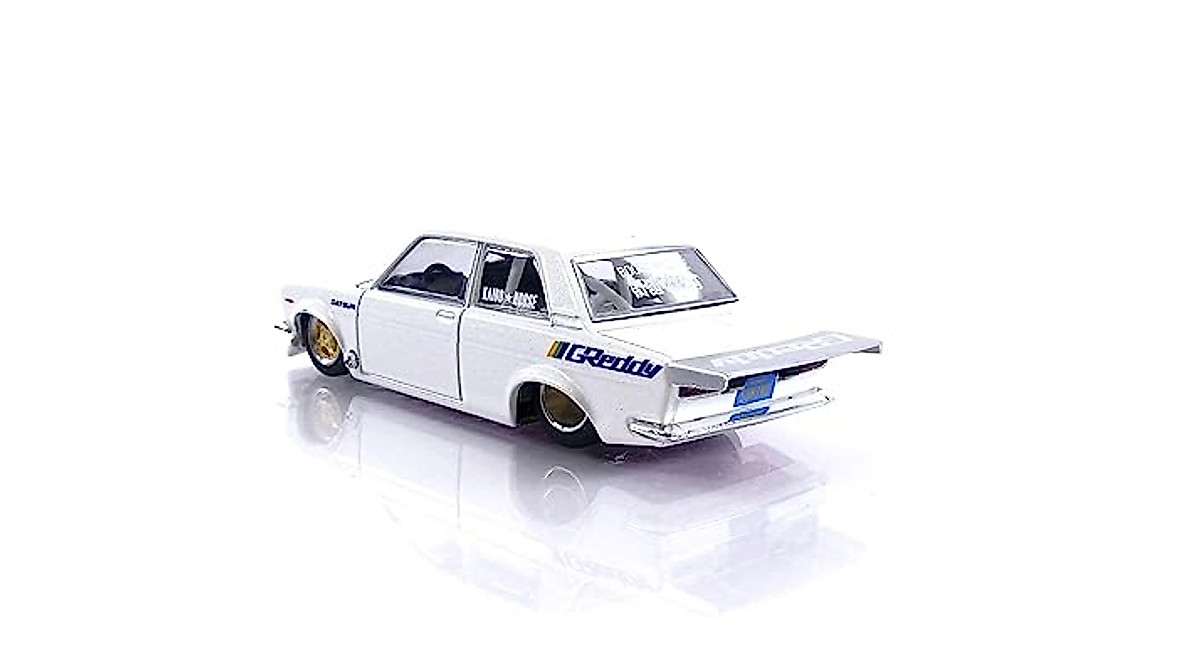 Datsun 510 Pro Street Pearl White Diecast Model - Limited Edition ...