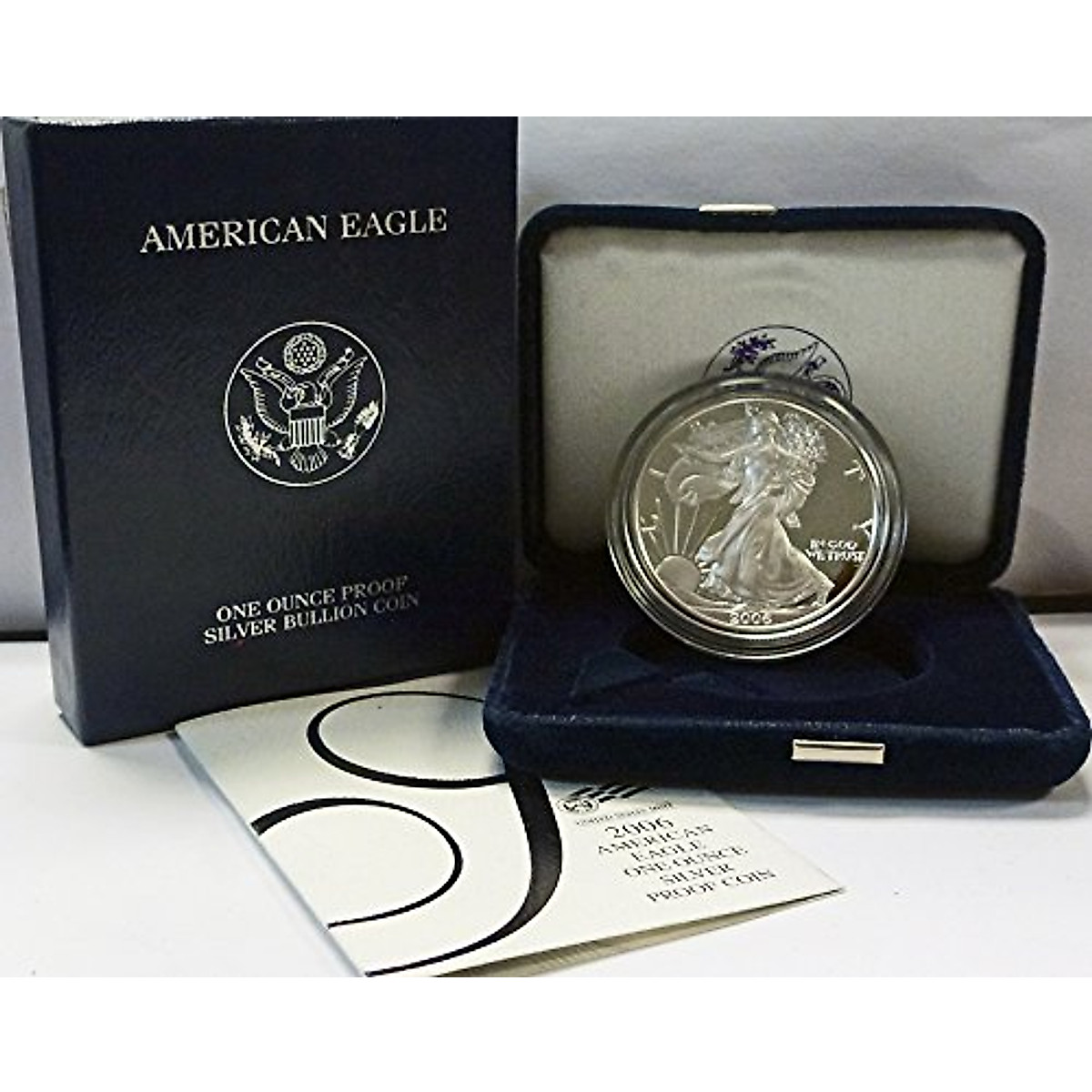 2006 W American 1 oz Silver Eagle Dollar US Mint PROOF