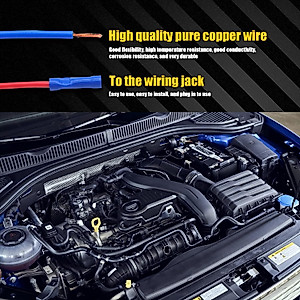 gunhunt 5 PCS Car Fuse Adapter, 12V Car Add-a-Circuit Fuse Adapter, Mini ATM APM Blade Fuse Connector for Cars Trucks Boats (Black)