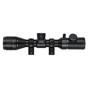 Monstrum 3-9x32 AO Rifle Scope with Illuminated Range Finder Reticle and Parallax Adjustment | Black
