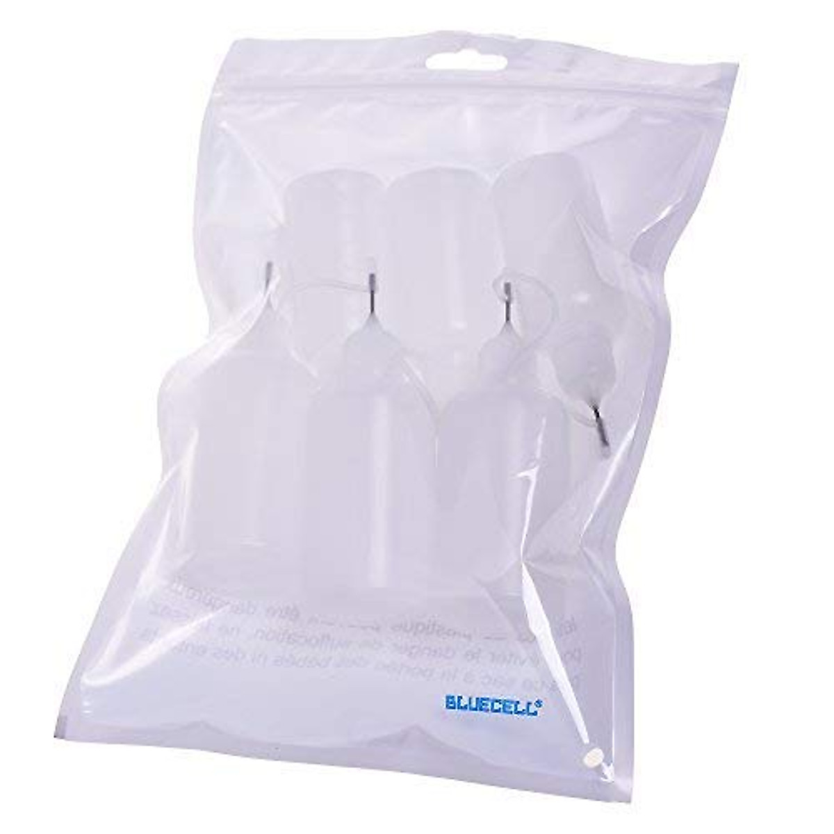 BCP 3pcs 30ml + 3pcs 50ml Steel Needle TIP Plastic Dropper Bottles, E-liquids, All Liquids Bottles