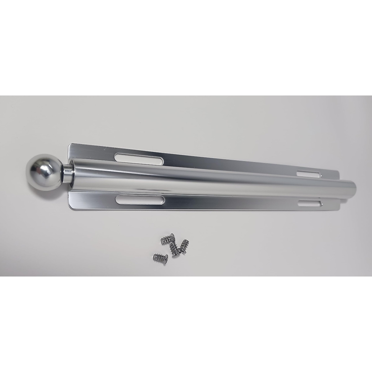 12-Inch Long Expendable and Reversible Pullout Closet Wardrobe Valet Rod with Installation screws (Matte Brass)