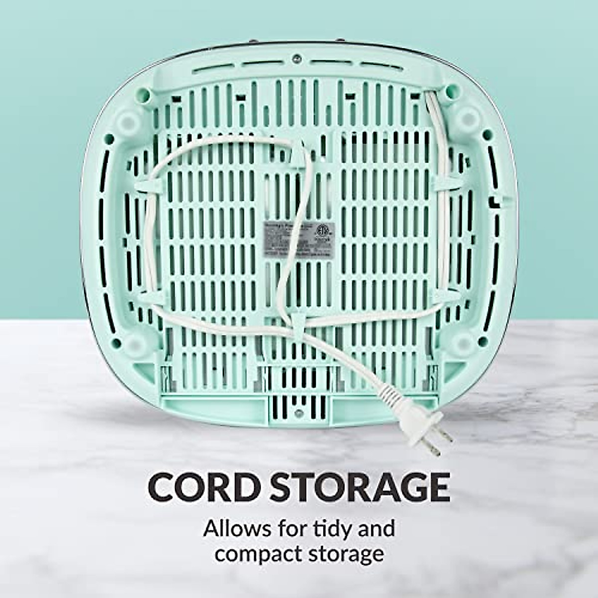 Nostalgia Classic 4-Slice Wide Slot Toaster, Retro Vintage Design With Six Toasting Settings & Removable Crumb Tray, Aqua