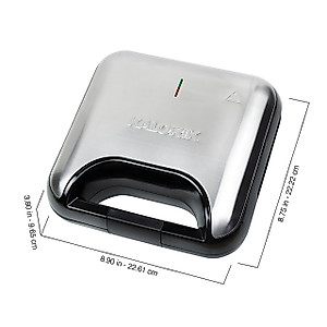 Kalorik Multi-Purpose Waffle, Grill and Sandwich Maker, Stainless Steel (SM 47451 SS)
