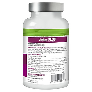 Natural Care + Better Wellness Aches-Plus Tasty Chewables for Dogs, 50 Count, Pack of 2