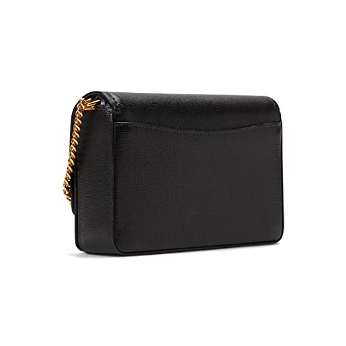 Kate Spade New York Morgan Saffiano Leather Flap Chain Wallet Black One Size