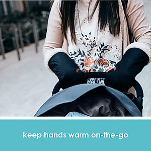JJ Cole Bundle Me Bundlemitts, Cozy Gloves, Hand Mittens, Attaches to Stroller