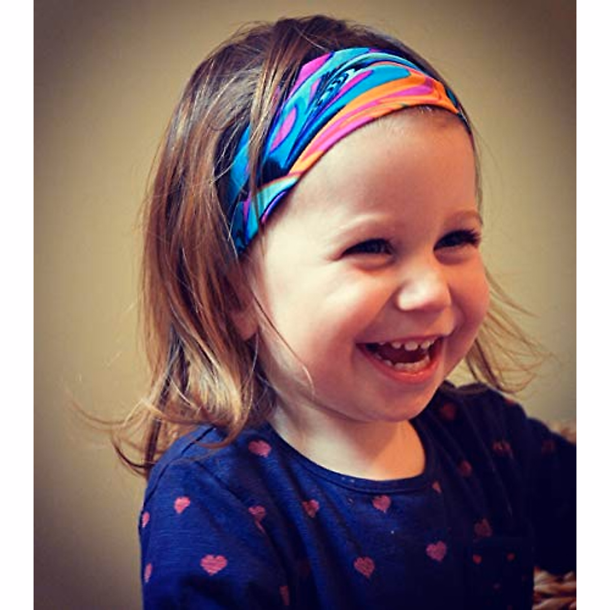 hearinghenry JUNIOR Sports Cochlear Implant Headband (Age 3yrs-10yrs) (Blue Lightning)