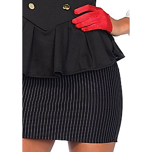 Leg Avenue Women's Machine Gun Molly, Black/White, Small