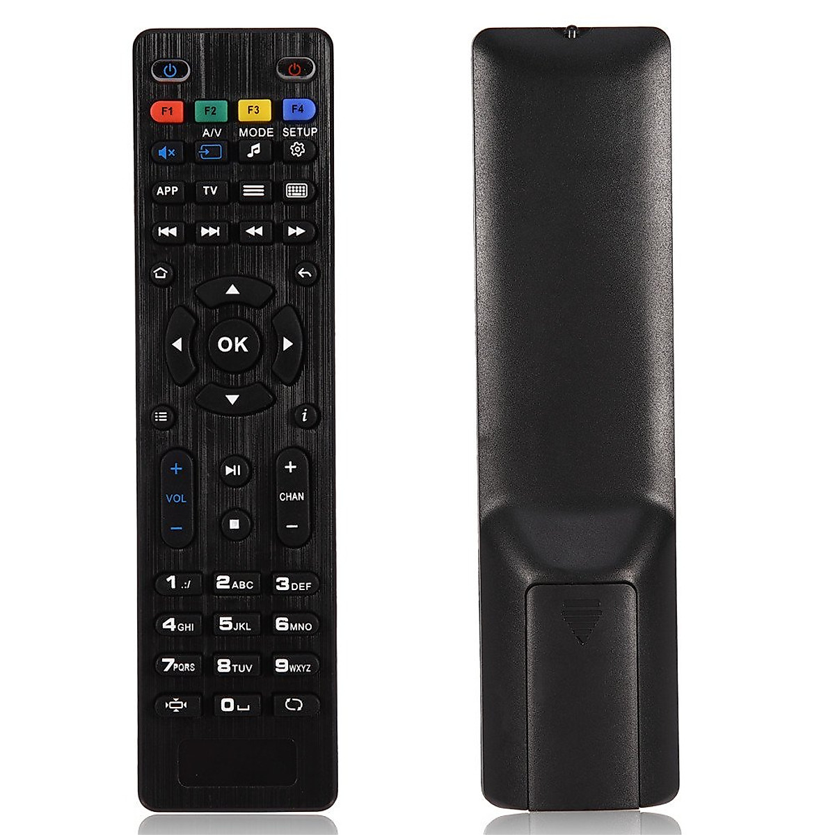 ASHATA TV Box Remote Control,Controller Replacement for 250 254 255 260 261 270 IPTV TV Box with up to 10m Remote Distance,ABS Material