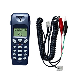 TelPal Landline Test Phone Line Set Telecom Check Telephone Line Dedicated Check Line Survey Line Machine Tester to Alligator Clip Set Equipment