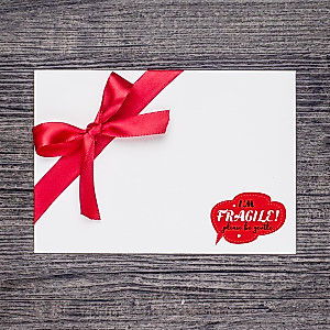 Wailozco I’m Fragile Please Be Gentle Stickers,Thank You Stickers,Handmade Stickers,Small Shop Stickers,Envelopes Stickers for Small Business, Online Retailers,Handmade Goods,500 Labels Per Roll