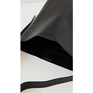 Madewell Women's The Essential Bucket Tote in Leather, True Black, One Size