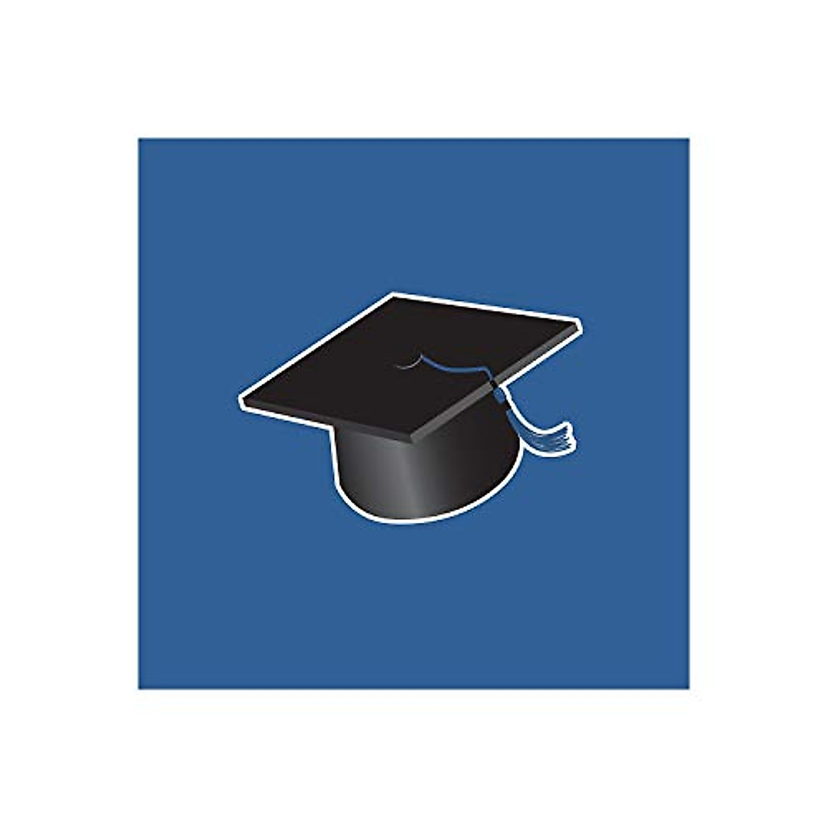 Creative Converting Graduation Card Holder Box, Congrats Grad, True Blue , One size -