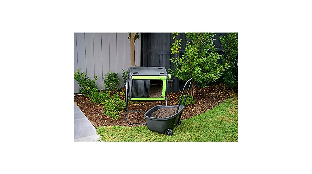 Maze 48 Gallon Geared Compost Tumbler & Cart