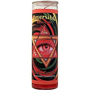 Indio Products Reversible Red Candle - Velas Misticas 7 Day Fixed Candle