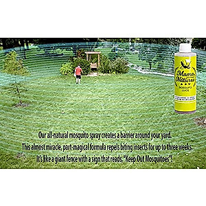 Mama Nature's Mosquito Juice - Outdoor Mosquito Repellent - Mosquito Control Treatment Spray For Yard - Natural Non Toxic Spray For Backyard, Patio, Plants, Garden - Garlic Repellent, Mosquitos, Ticks