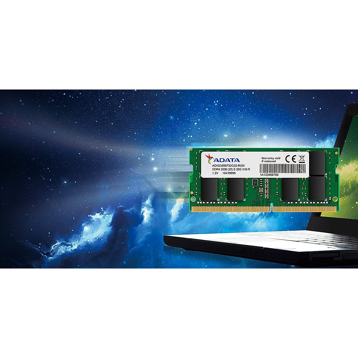 ADATA Premier 8GB Single DDR4 2666Mhz CL19 PC4-21000 260-Pin SODIMM Memory RAM Single (AD4S26668G19-SGN)