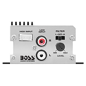 BOSS Audio Systems CE102 2 Channel Car Amplifier - 100 Watts, Full Range, Class A/B, IC (Integrated Circuit)