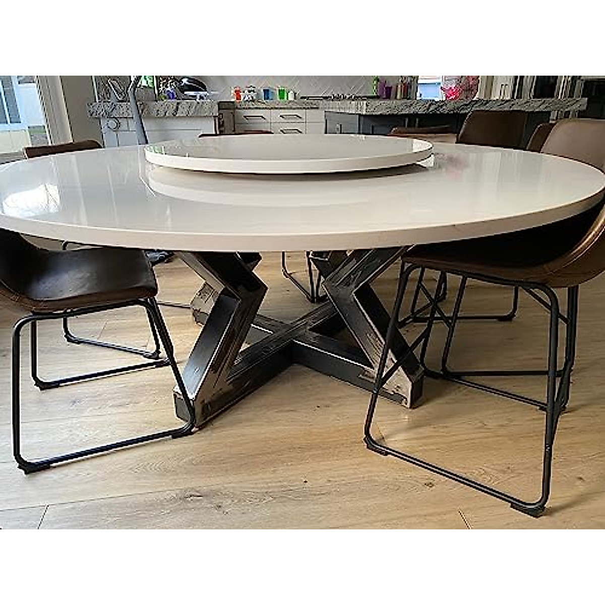 Metal Hourglass Style Trestle/Pedestal Base - Any Size and Color