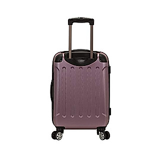 Rockland London Hardside Spinner Wheel Luggage, Pink, 3-Piece Set (20/24/28)
