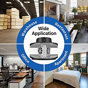 Ultrasonic Rodent Deterrent Mouse Repeller Plug in Squirrel Repellent Indoor Mice Deterrent 4 Modes Repel Rodents Rats with Ultrasound Waves