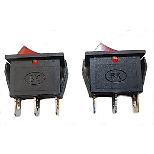 120927-24 120 Volt Rocker Switch Lighted On Off for Electric Fireplaces FMI Desa （2PCS ）