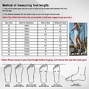 Women's Roller Skates Light Up Wheels, Leather Adjustable Double Row Roller Skates Illuminating Derby Skates Illuminating for Teens and Youth (Lightning Black Flash Wheel,8.5)